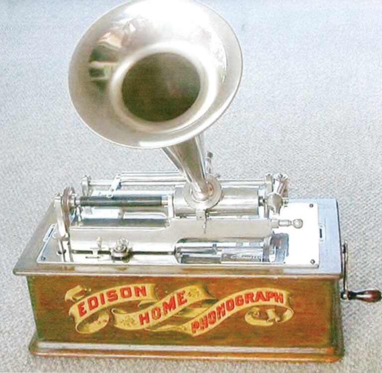 Edison Credited with Developing First Phonographs