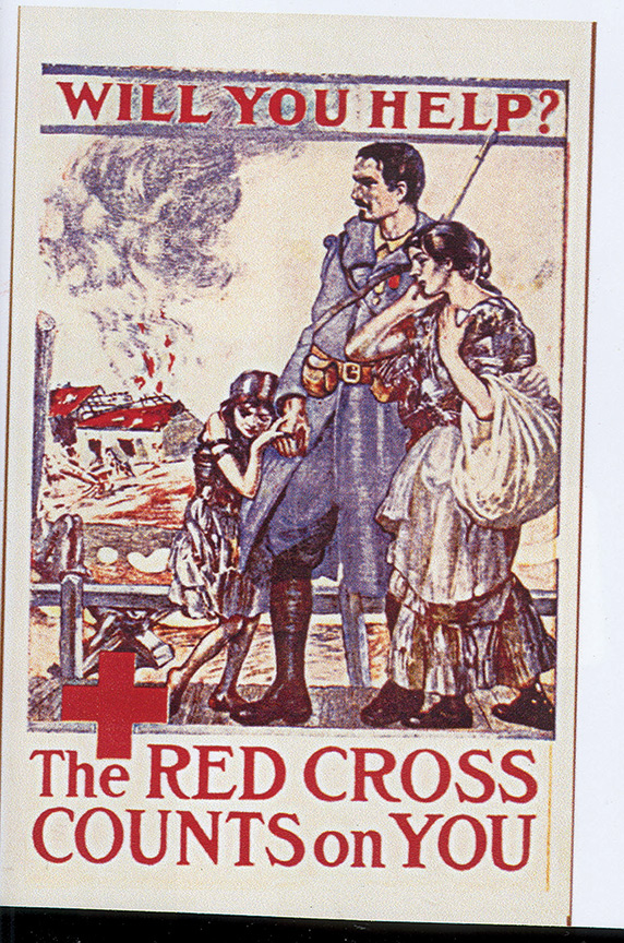 Red Cross Left Impressive Record in Deed, Postcards